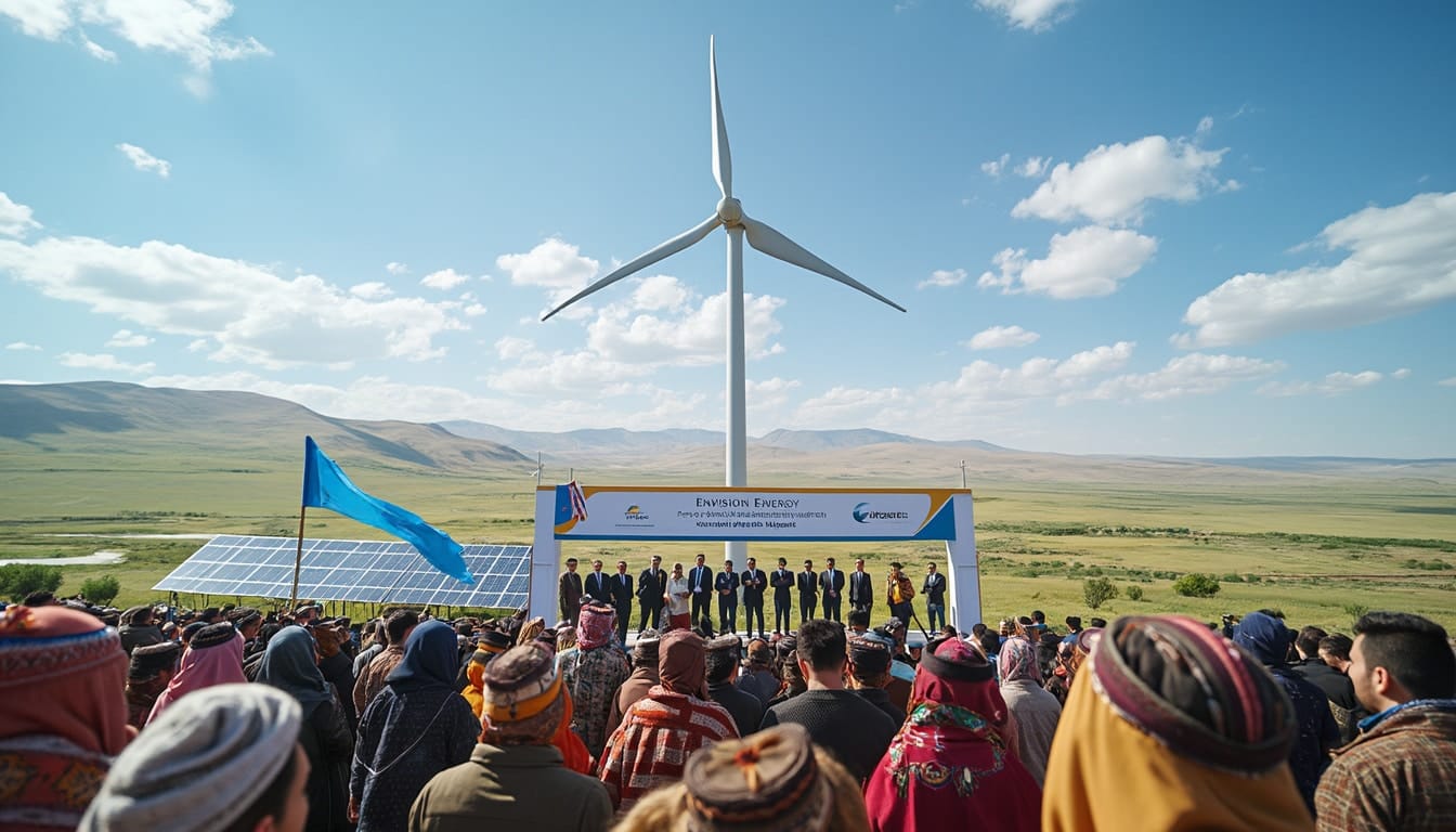 Kazakhstan: Envision Energy Lifts the Veil on a New Renewable Installation