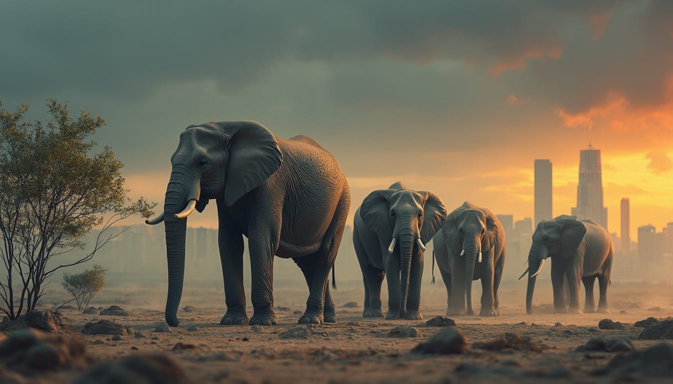 Évolution en péril : éléphants sans défense et arbres miniature