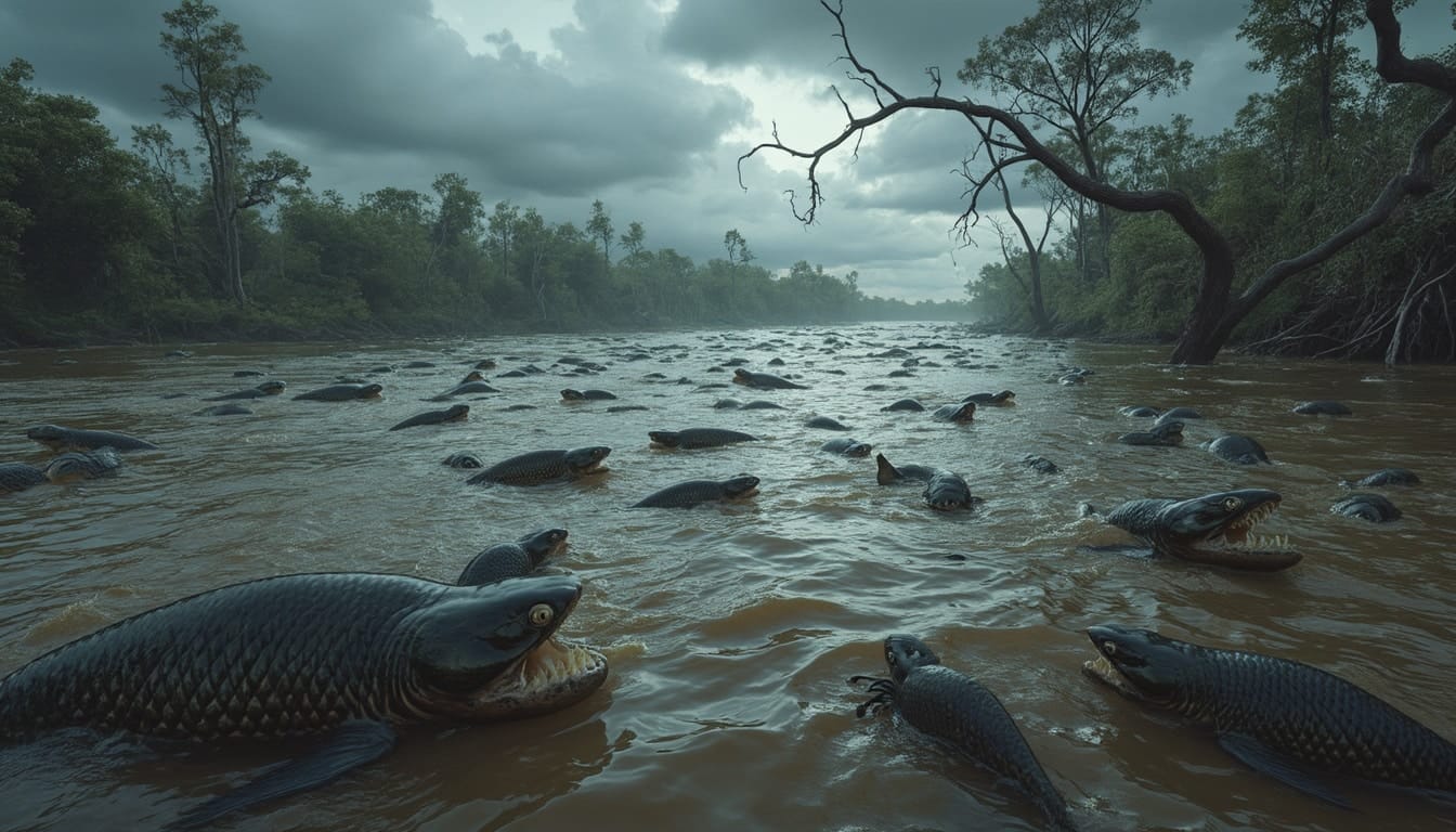 Fish in distress: Cyclone creates aquatic disaster in the north